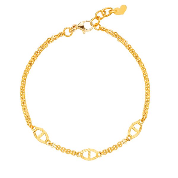 여자 순금 팔찌 슬림 샹달 체인 24K 3.75g 18K장식 - SSG.COM