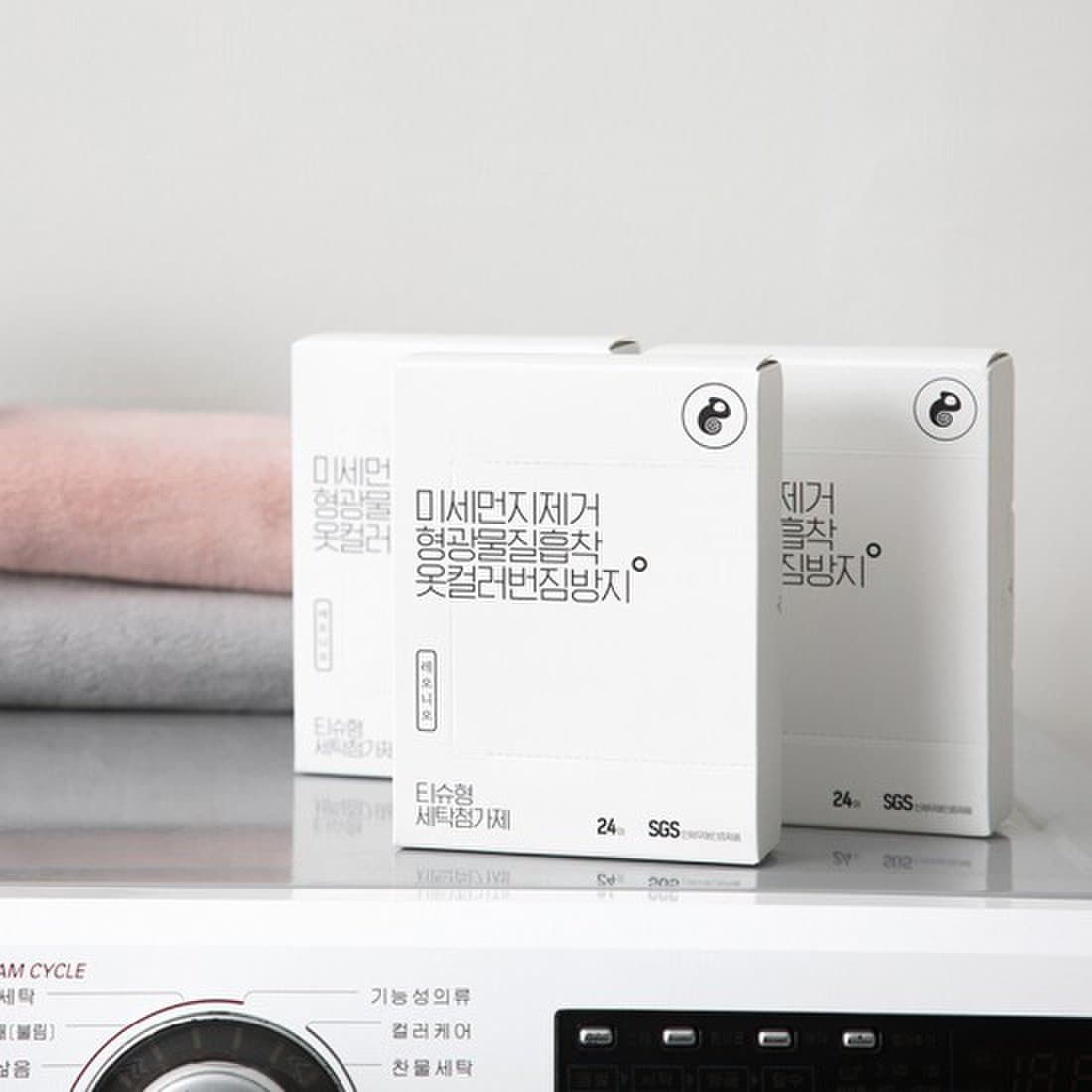 1300K 미세먼지 형광물질 흡착제거 세탁티슈 24매 x 1box, 믿고 사는 즐거움 SSG.COM