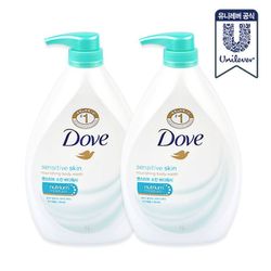 도브 바디워시 센서티브 1L x 2개[31990280] - SSG.COM