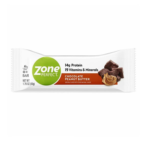 [해외직구]존 퍼펙트 프로틴바 초콜릿 피넛버터 50g 20입 Zone Perfect Protein Bar Chocolate ...