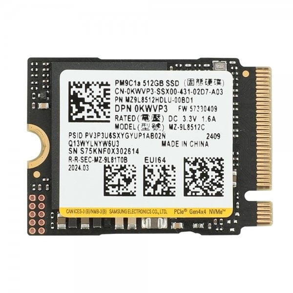삼성전자 PM9C1a M.2 2230 NVMe 병행수입 (512GB) - SSG.COM