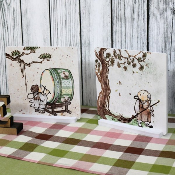 스탠드액자2P 동자승일러스트6 - SSG.COM