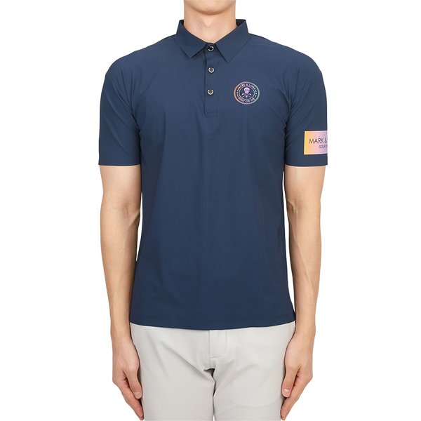 마크앤로나 골프웨어 남성 카라 반팔티셔츠 MLM 3B AP08 NAVY - SSG.COM