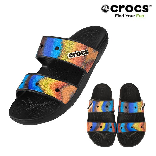 크록스 클래식 스프레이 다이 샌들 208055-0C4 - SSG.COM