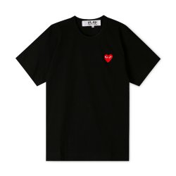 꼼데가르송 공용 하트와펜 블랙 반팔티 AX T108 051 1 - SSG.COM