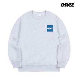 [ONEZ] 원즈 스웨트셔츠 SQUARE BOX LOGO (OZ070) 오트밀 - SSG.COM