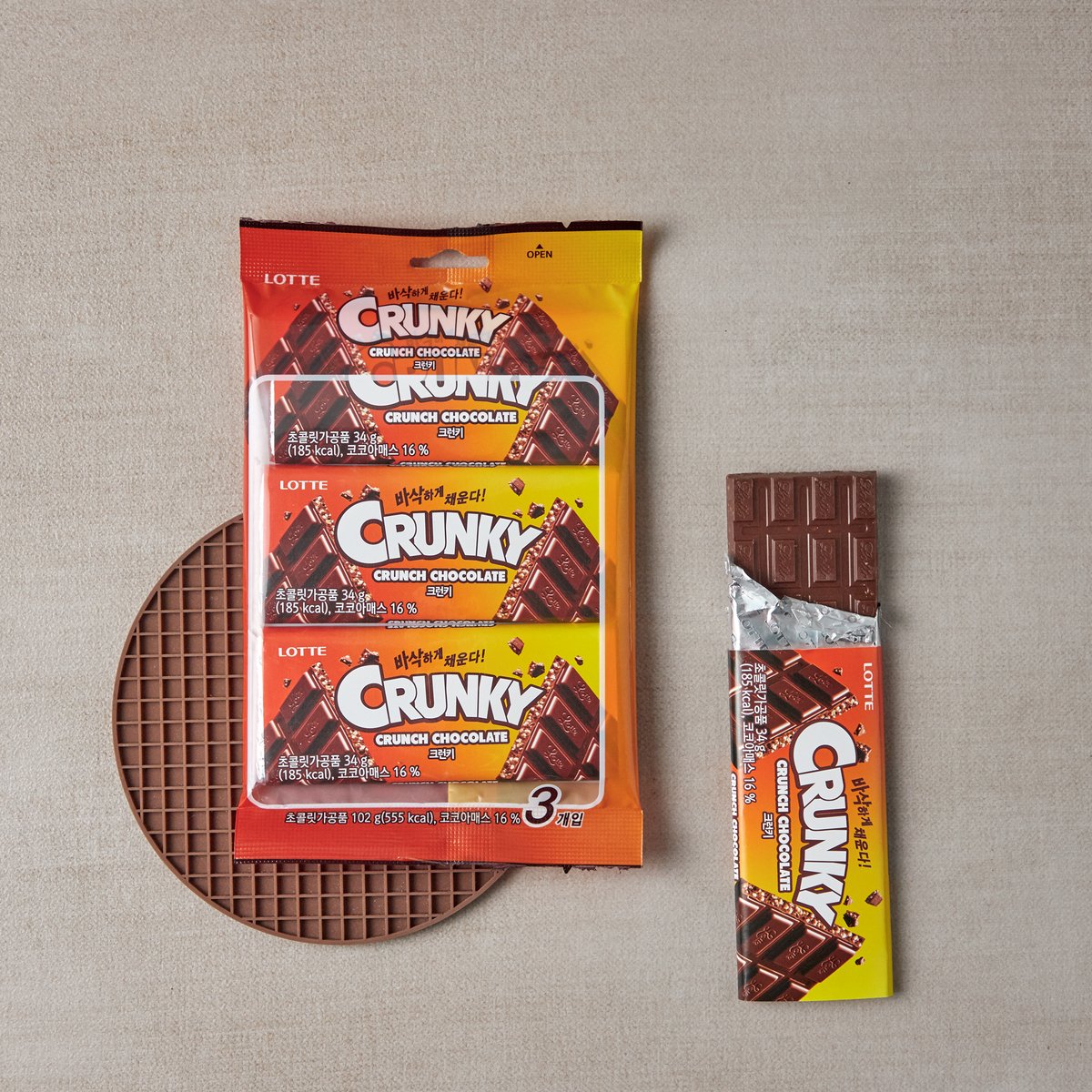 롯데 크런키 102g(34g*3), 믿고 사는 즐거움 SSG.COM