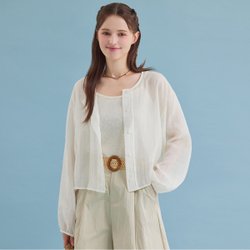 [2SET]시스루 긴팔 블라우스+나시_PBBF5M1BL5601 - SSG.COM