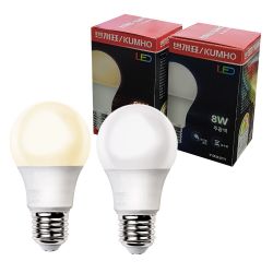 번개표8W 금호 컨버터 내장 벌브형 LED램프 - SSG.COM
