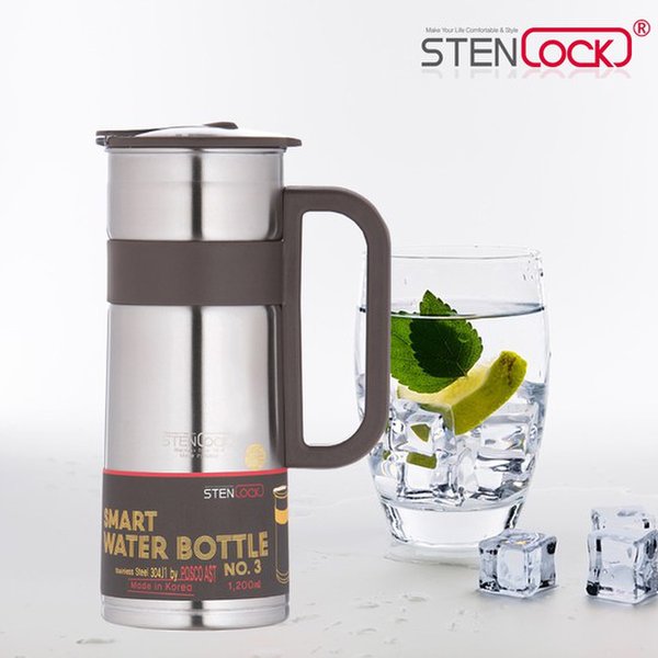 스텐락 스마트 냉장고 손잡이 물병 3호 1200ml - SSG.COM