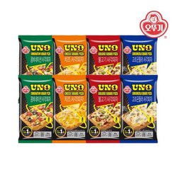 UNO 사각피자 콤비네이션 120g x 2개+치즈 91g x 2개+불고기 99g x 2개+고... - SSG.COM