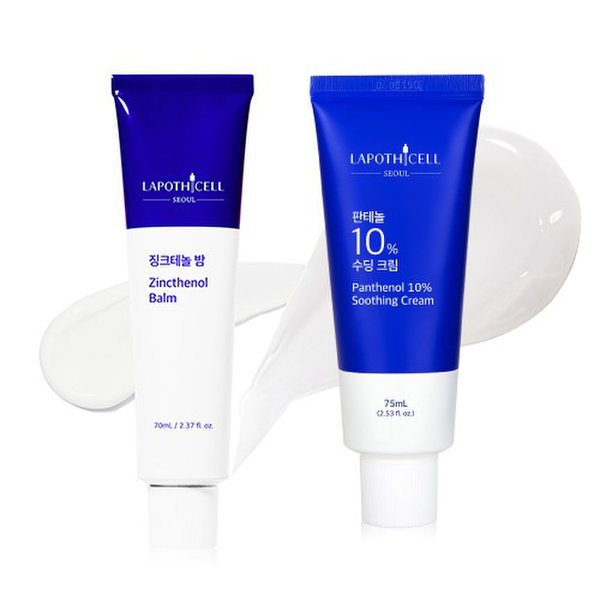 [SSG단독][라포티셀] 판테놀 10% 수딩 크림 75ml + 징크테놀 밤 - SSG.COM