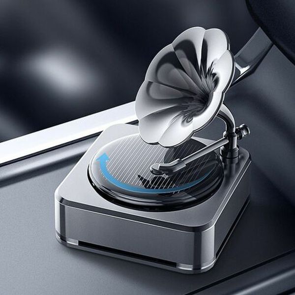 D24 차량용 블랙 나팔 레코드 태양열 방향제 - SSG.COM