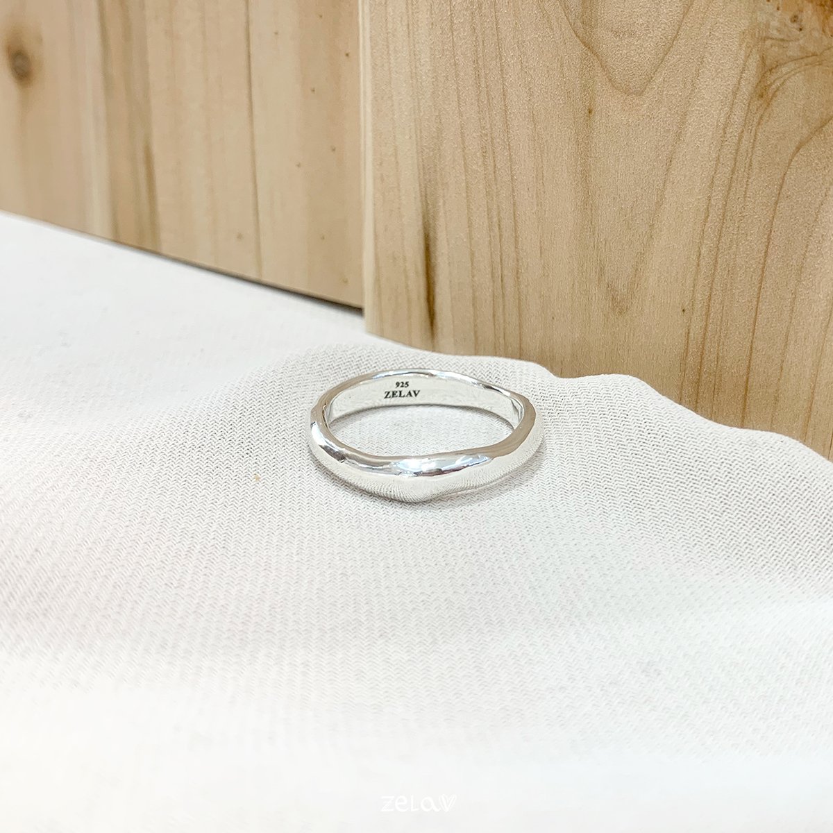 [자체제작] 실버925 볼드 러프 반지 - SSG.COM