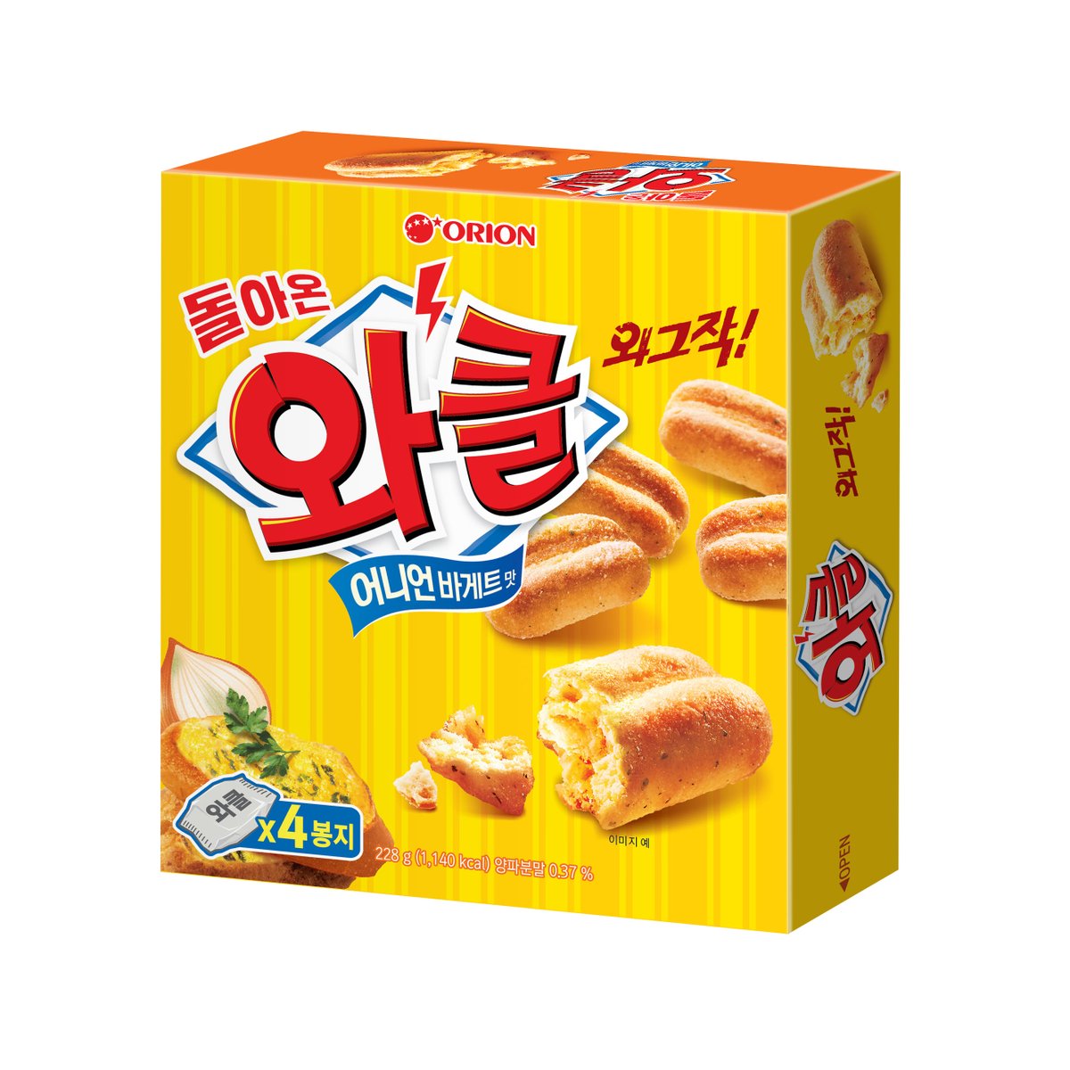 오리온 와클 어니언바게트맛 228g - SSG.COM