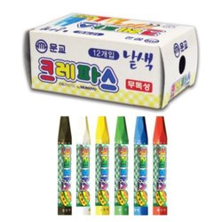 문교 단색크레파스 빨강 12EA - SSG.COM