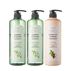 [댕기머리]허벌 스케일링 샴푸 1000ml 2개 + 트리트먼트 1000ml - SSG.COM