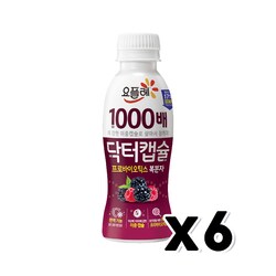 요플레 닥터캡슐 복분자 요구르트 130ml x 6개 - SSG.COM