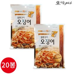서울지앤비 철판구이 오징어 18g 20봉 - SSG.COM