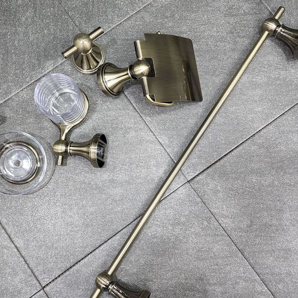 HLBATH 골드 브론즈 황동 욕실 악세사리 5품세트 - SSG.COM