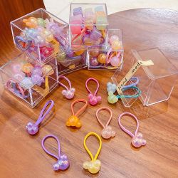 방울 헤어 끈 단발 머리 예쁘게 묶기 고무줄 10P set - SSG.COM