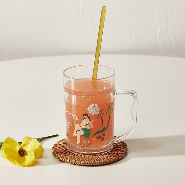 [모던하우스] 트로피컬하와이 워터텀블러 245ml 클리어 - SSG.COM