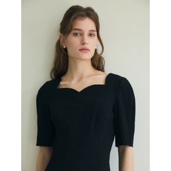 HEART NECK DRESS / BLACK - SSG.COM