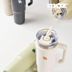 [S] MOZ스웨덴 316항균스텐 트라이탄 대용량 손잡이 보온보냉 빨대 텀블러 1리터1000ml - SSG.COM