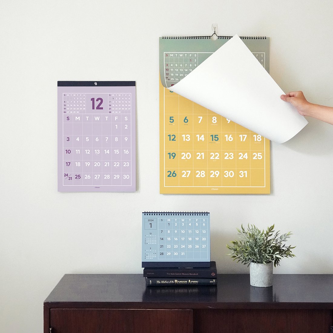 2024년 레트로 A2벽달력 탁상달력 인테리어 감성 카렌다 큰 대형 캘린더, 믿고 사는 즐거움 SSG.COM