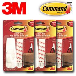 3M 벽걸이 후크행거 대형 3P - SSG.COM