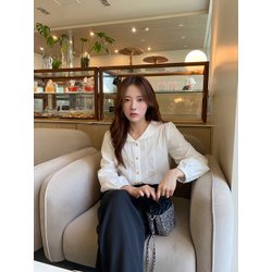 [TWEE] [정향`PICK] 세라 퍼프 레이스 카라 블라우스 - SSG.COM