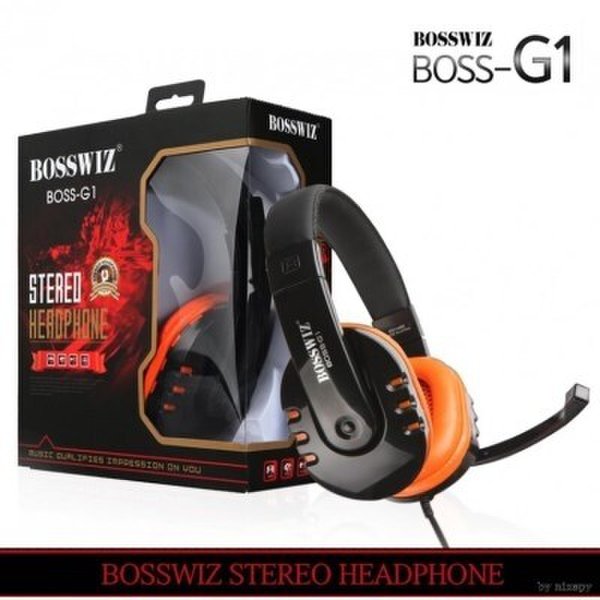 게이밍 헤드셋 BOSSWIZ BOSS-G1 강력한 중저음 피씨방 - SSG.COM