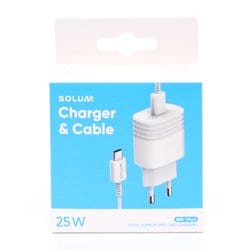 솔루엠 25W 고속충전기세트 (C TO C) - SSG.COM
