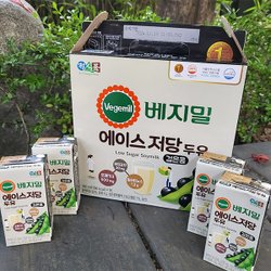 [정식품] 베지밀 에이스 저당 두유 190ml 64팩 (16EA 4개) [원산지:국산] - SSG.COM