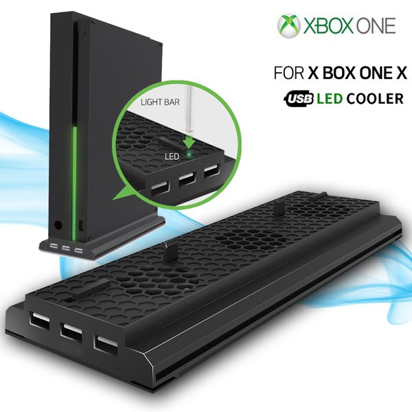 XBOX ONE X 수직 받침대/ 쿨러스탠드 LED USB기능 - SSG.COM