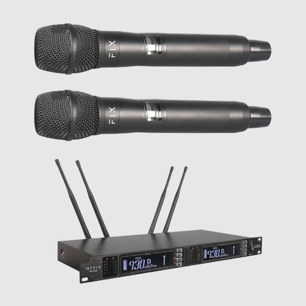 MYFIX 무대녹음용 무선 콘덴서 핸드마이크2개 MB-920C - SSG.COM