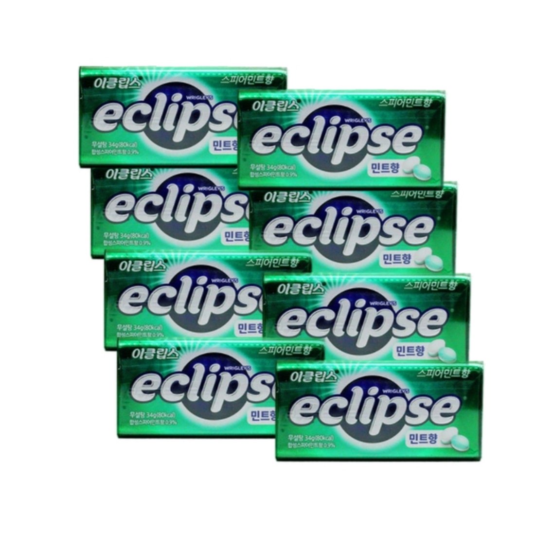 이클립스 무설탕 사탕 스피어민트 34g 8개, 믿고 사는 즐거움 SSG.COM