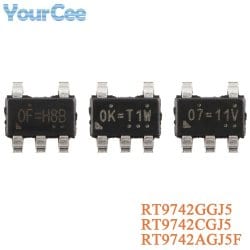 하이엔드 전원 스위치 IC 칩 RT9742 RT9742GGJ5 RT9742CGJ5 RT9742AGJ5F TSOT235 TSOT-23-5 N-MOSFET 10 개 - SSG.COM