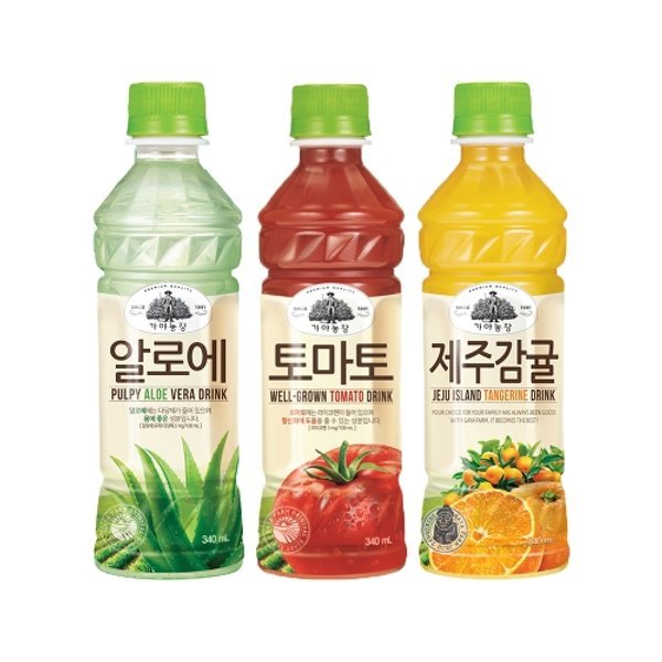 웅진식품 가야농장 주스 340ml 12펫 - SSG.COM