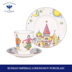 로모노소프 러시안 아트 본 메이 이반과 망아지 발렛 찻잔 165ml 1인조/3p 24965 - SSG.COM