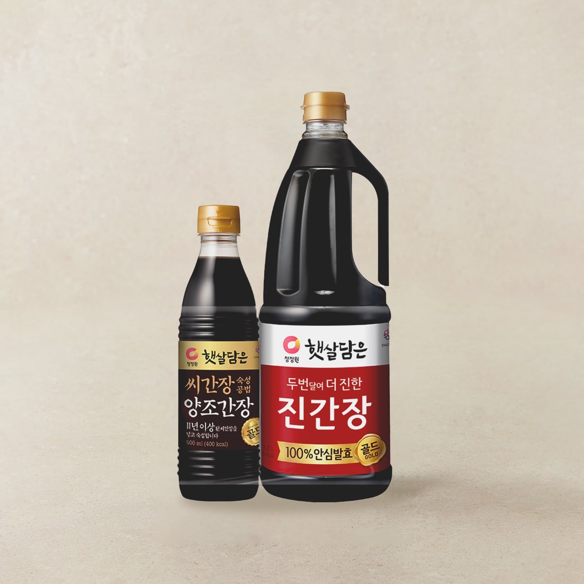 햇살담은 진간장골드 1.7L+양조간장골드 500ml - SSG.COM