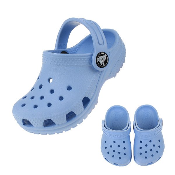크록스 CROCS 클래식 클로그T 토들러 206990-4NS 블루칼시트 - SSG.COM