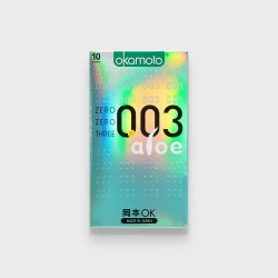 오카모토 003 알로에 부드러운 초박형 콘돔 10p - SSG.COM
