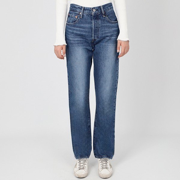 여성 겨울청바지 501 오리지널 일자 인디고블루 125010400_P345837533 - SSG.COM
