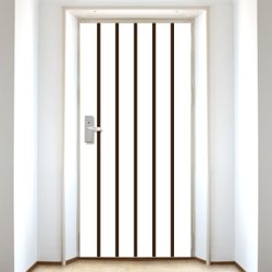 DS62 현관문 시트 진한 갈색 세로 라인 - SSG.COM