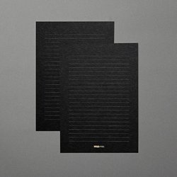 폴리백편선지D02 앤틱블랙120 1120g A5 4매 팩 - SSG.COM