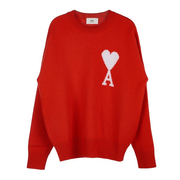 [아미] 빅 하트 로고 남성 니트 H21K019 018 600 - SSG.COM