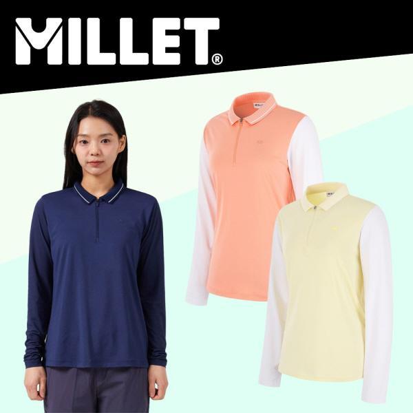 밀레 여성 냉감소재 여름용 긴팔티셔츠 LD 마시 카라 집업티 MXSUT757 - SSG.COM