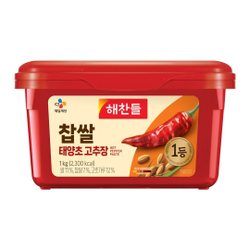 CJ 해찬들 찹쌀태양초고추장 1kg - SSG.COM