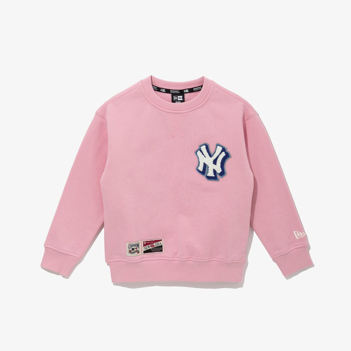 [키즈] MLB 쿠퍼스타운 빅 부클레 뉴욕 양키스 맨투맨 러스티 핑크13372278 - SSG.COM